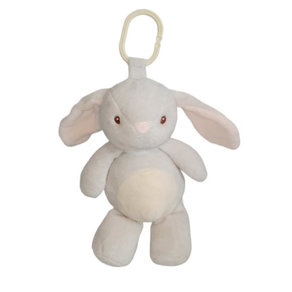 Kellytoy | Toys | Kellytoy Gray Bunny Rabbit Rattle Pink Crinkle Ears ...